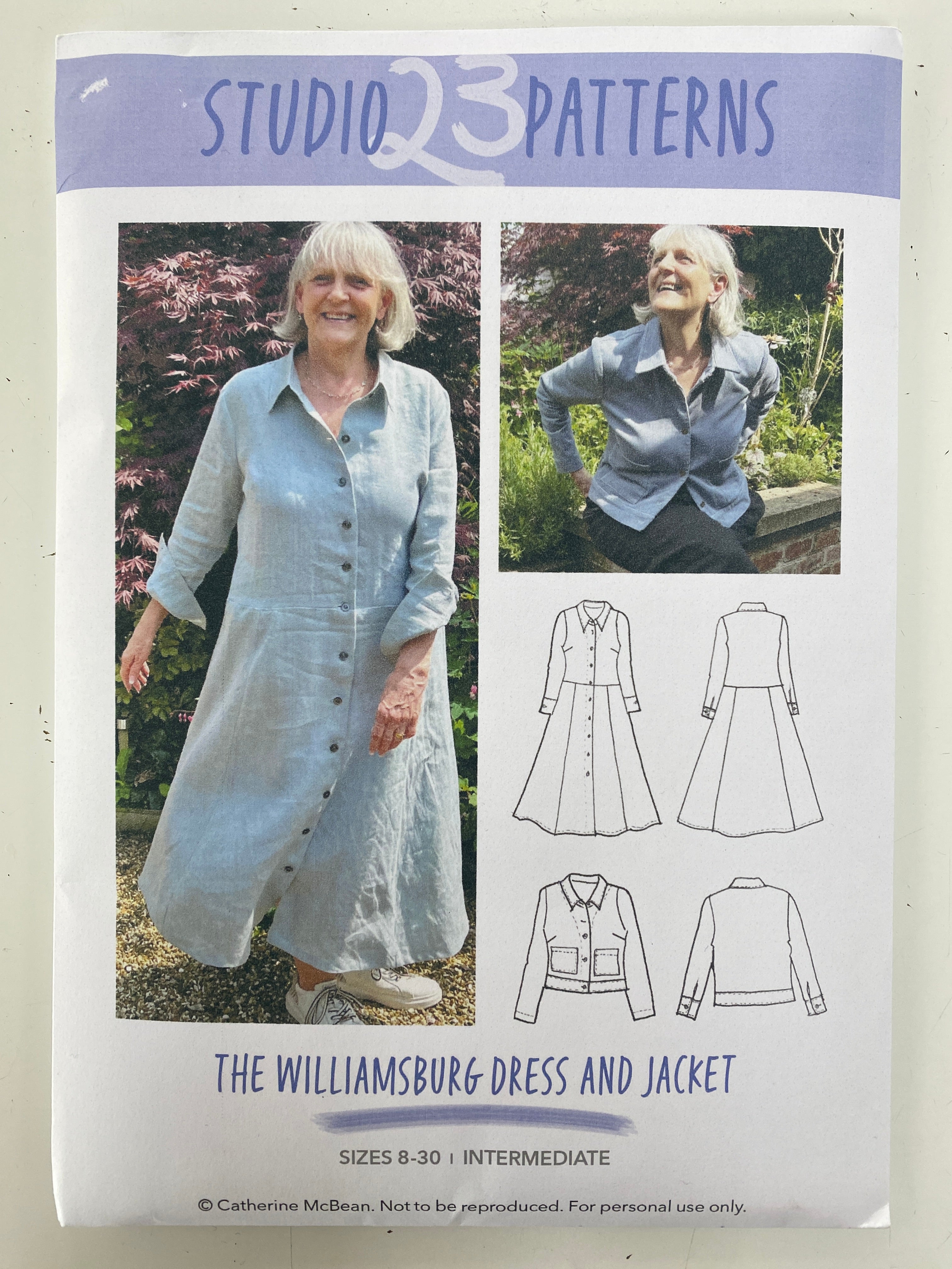 Studio 23 Patterns - The Williamsburg Dress and Jacket