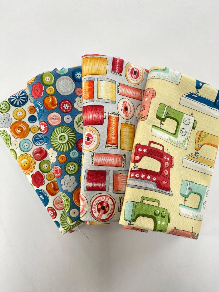 Fat Quarter Bundles of Sewing Room by Makower