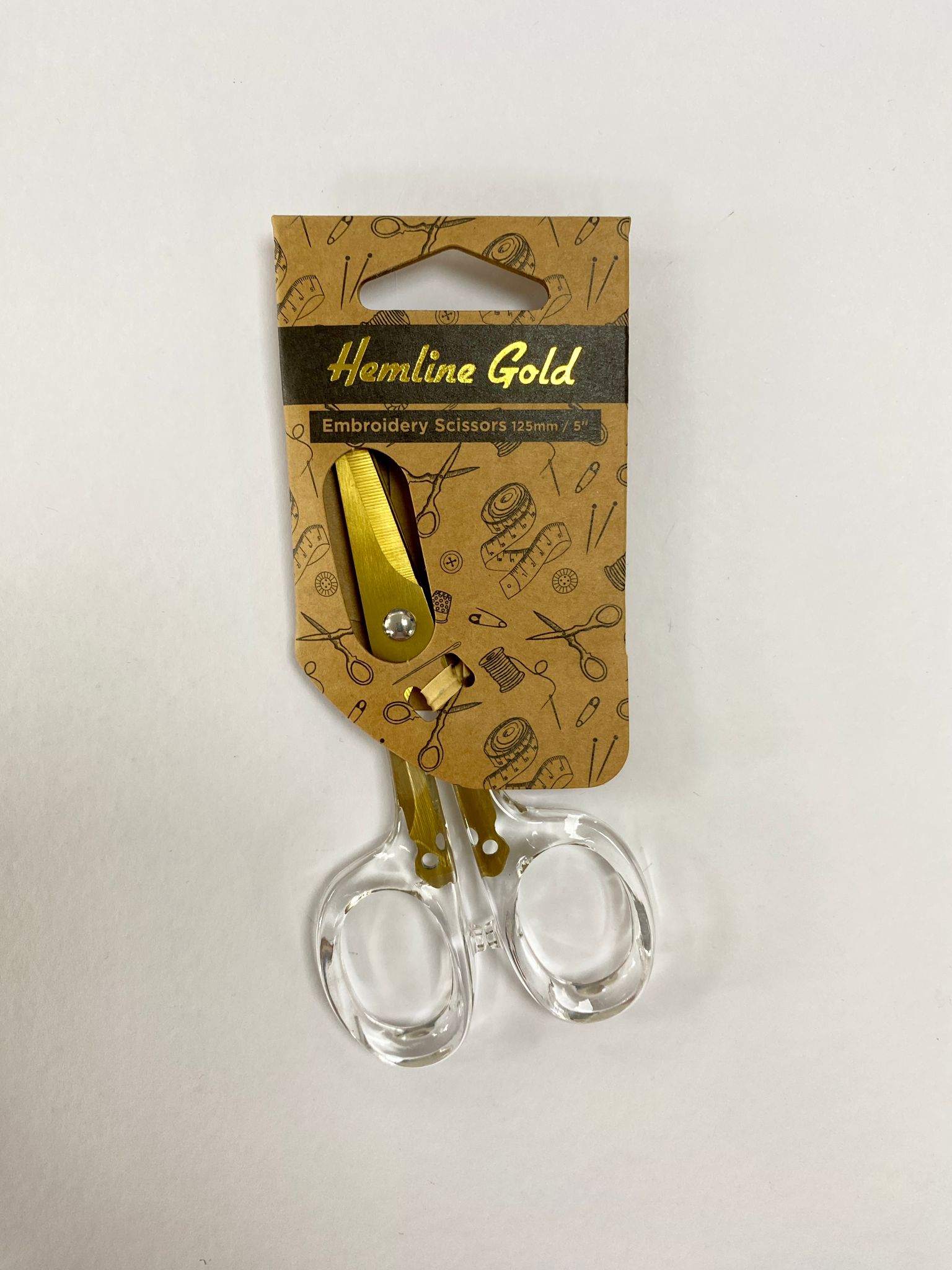 Hemline Gold Embroidery Scissors